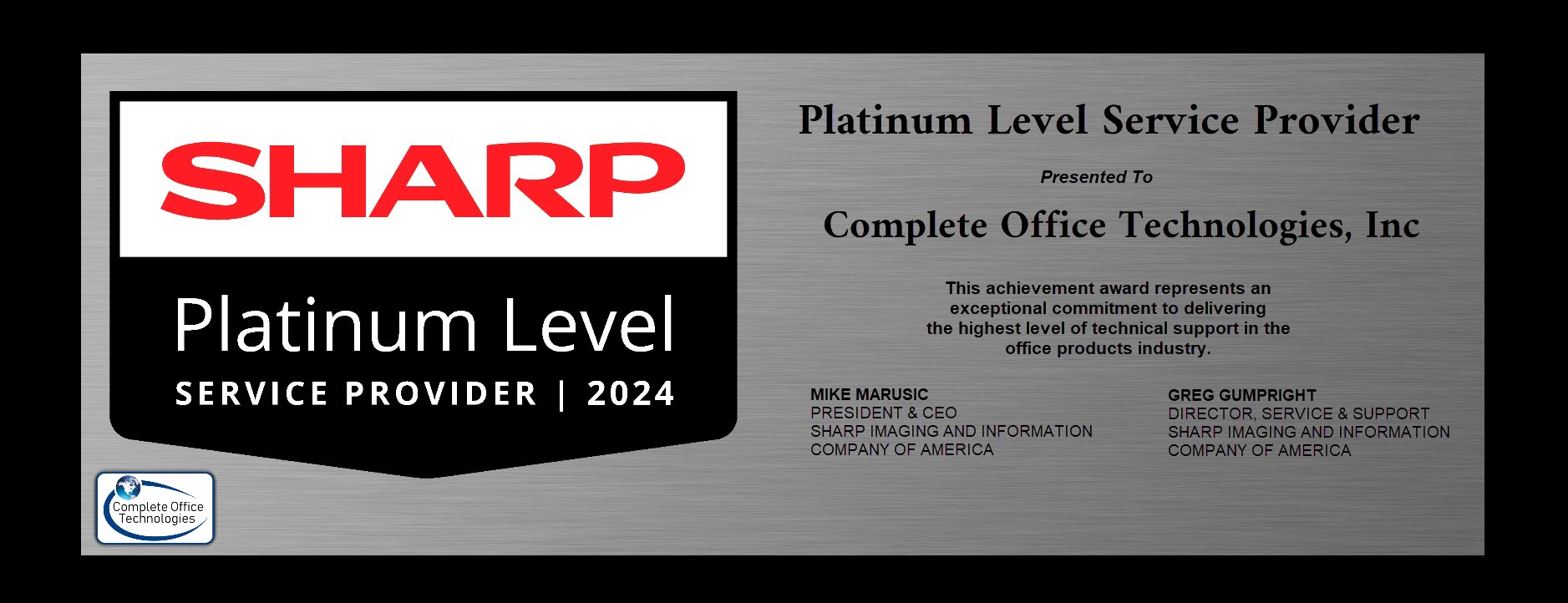 Complete Office Technologies - Sharp Authorized Dealer
